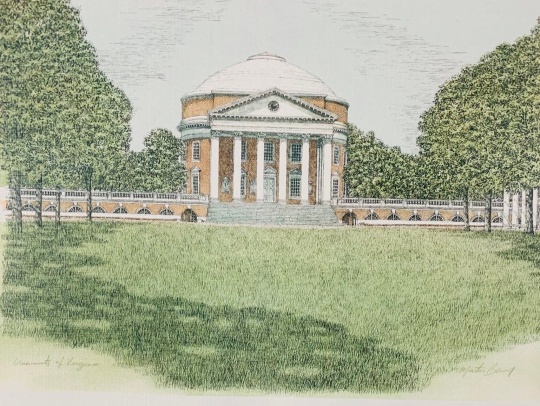 University of Virginia , Rotunda , in Charlottesville VA by Martin ...