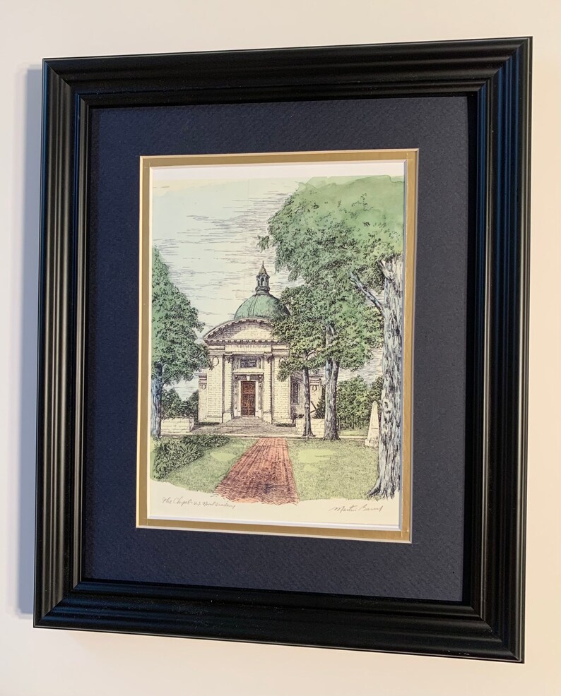 US Naval Academy Chapel Side View - Etsy