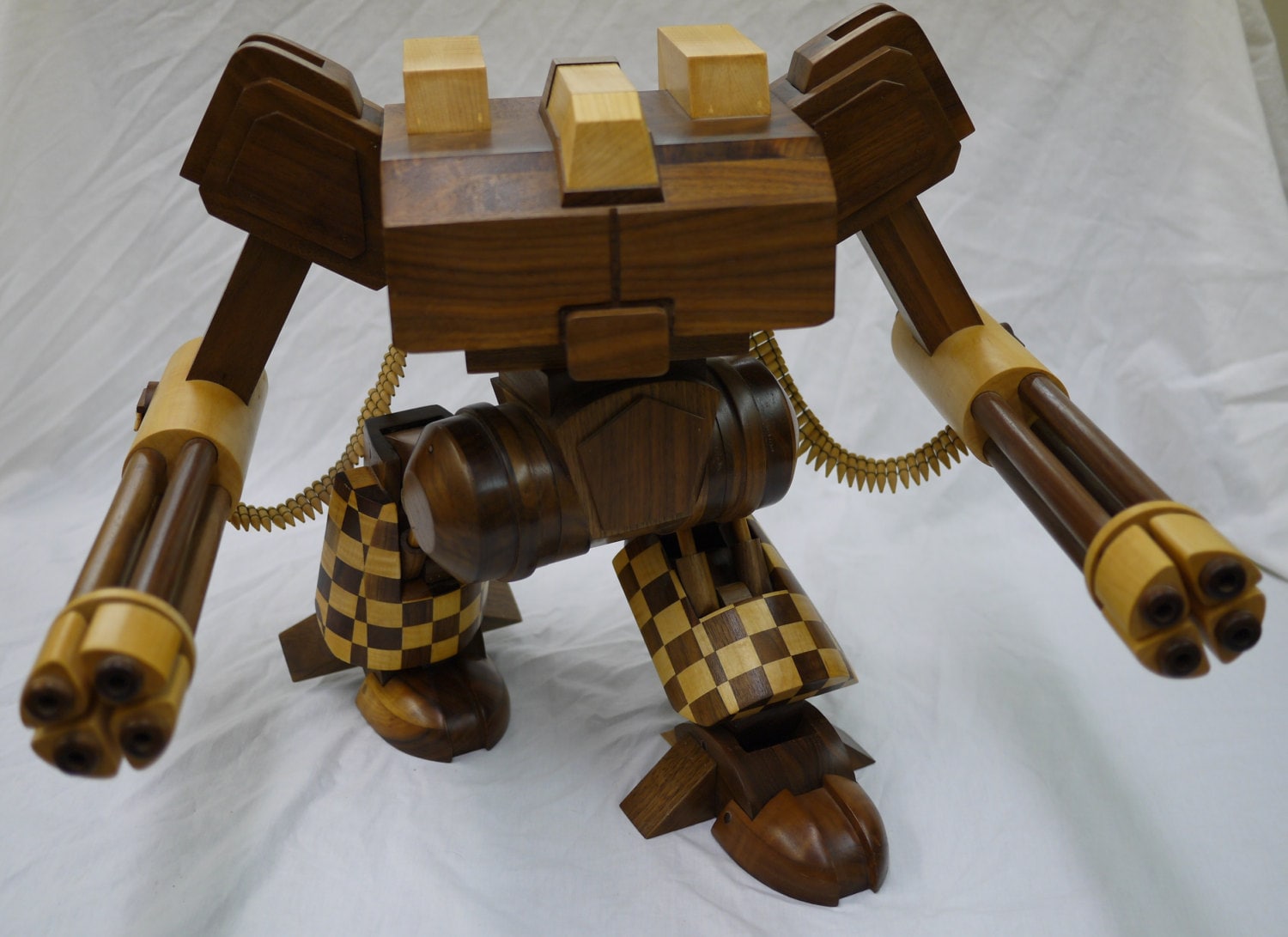 Handmade Wooden Model Battle Tech Mech Warrior - Etsy