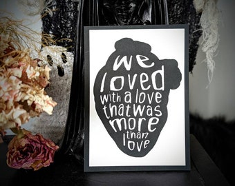 Annabel Lee Print - Etsy