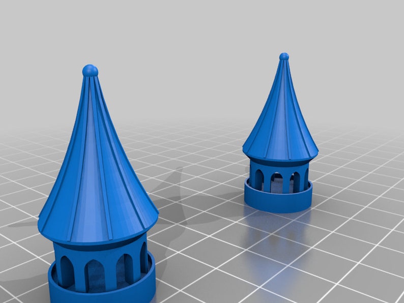 Medieval Castle 3D Print .STL File great for D&D or Warhammer 40K - Etsy