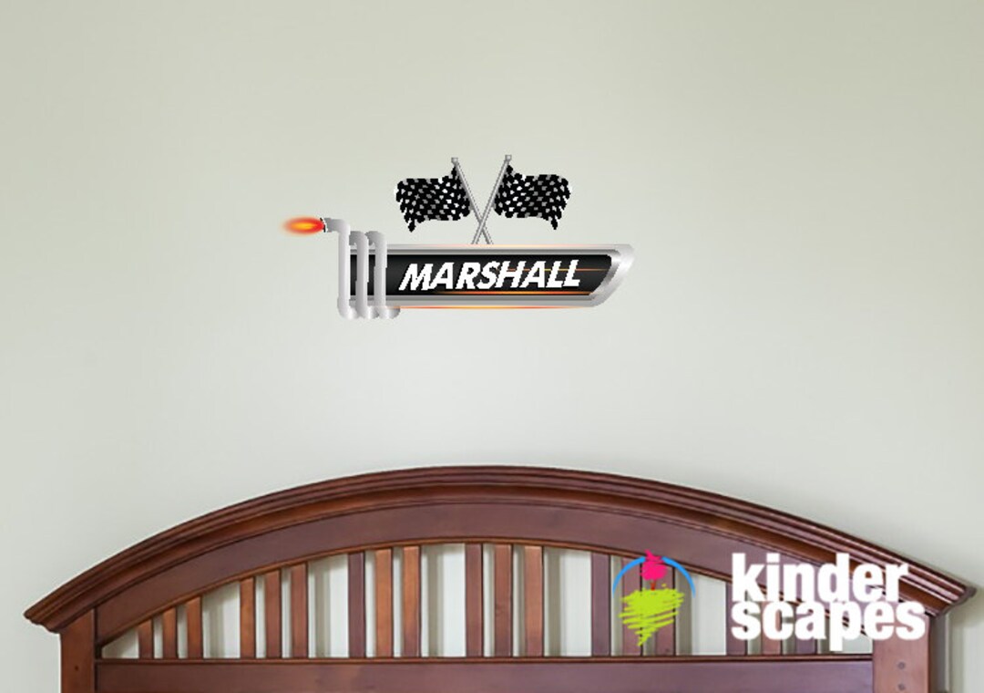 Personalized courses Wall Decal Kids Wall Decal garçons - Etsy France