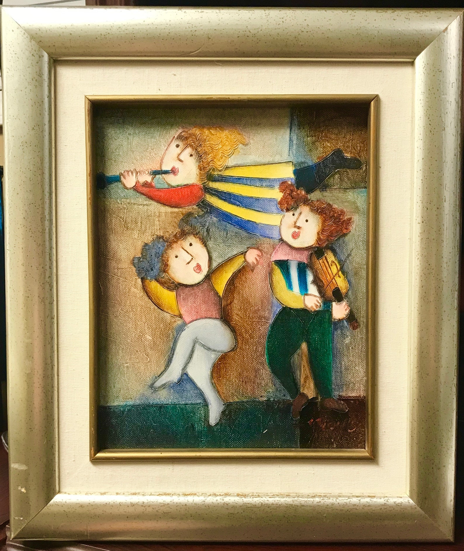 Joyce Roybal Children Oil Painting on Canvas - Etsy