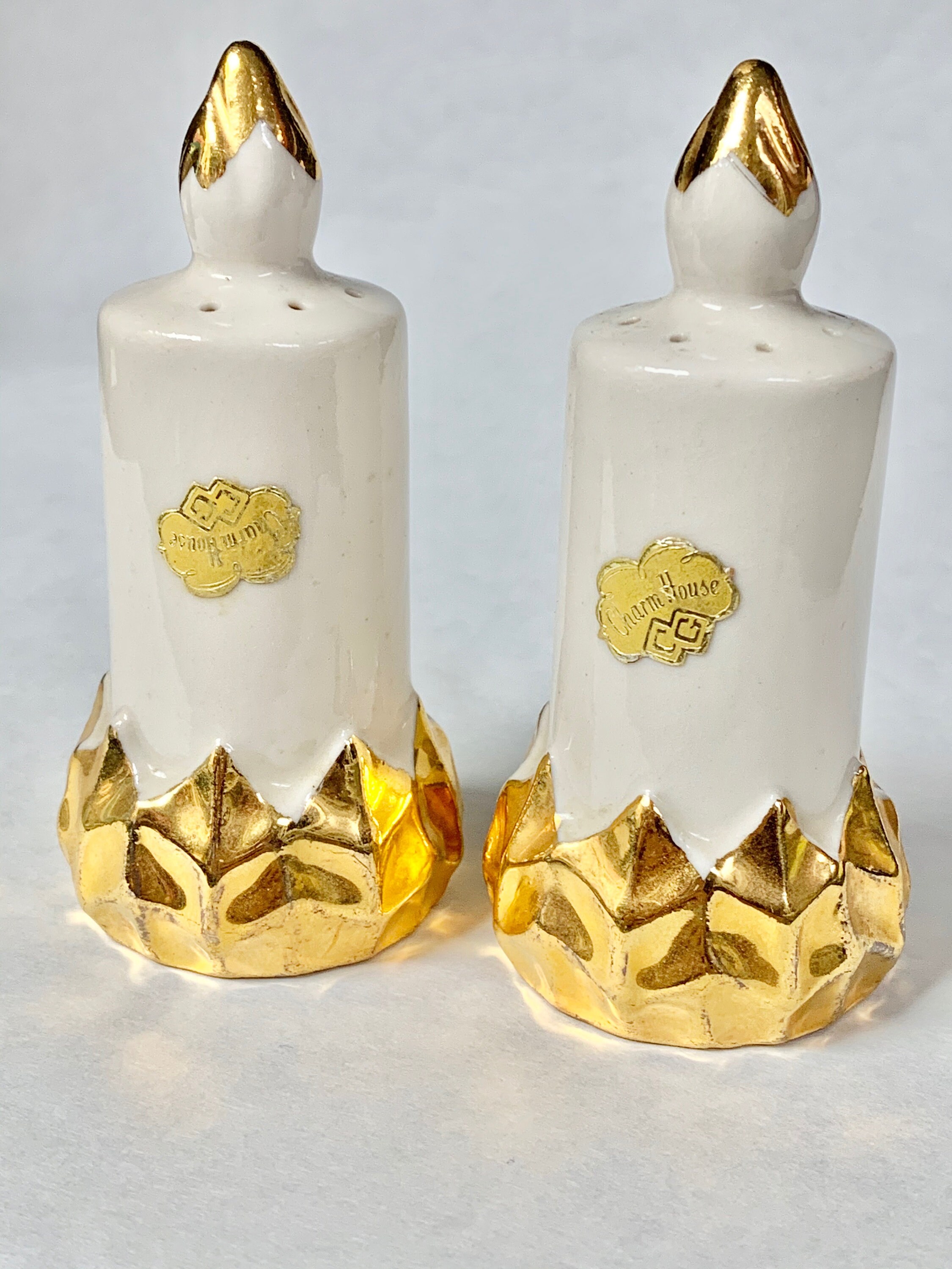 Charm House Candle Design Salt & Pepper Shakers para Navidad - Etsy España