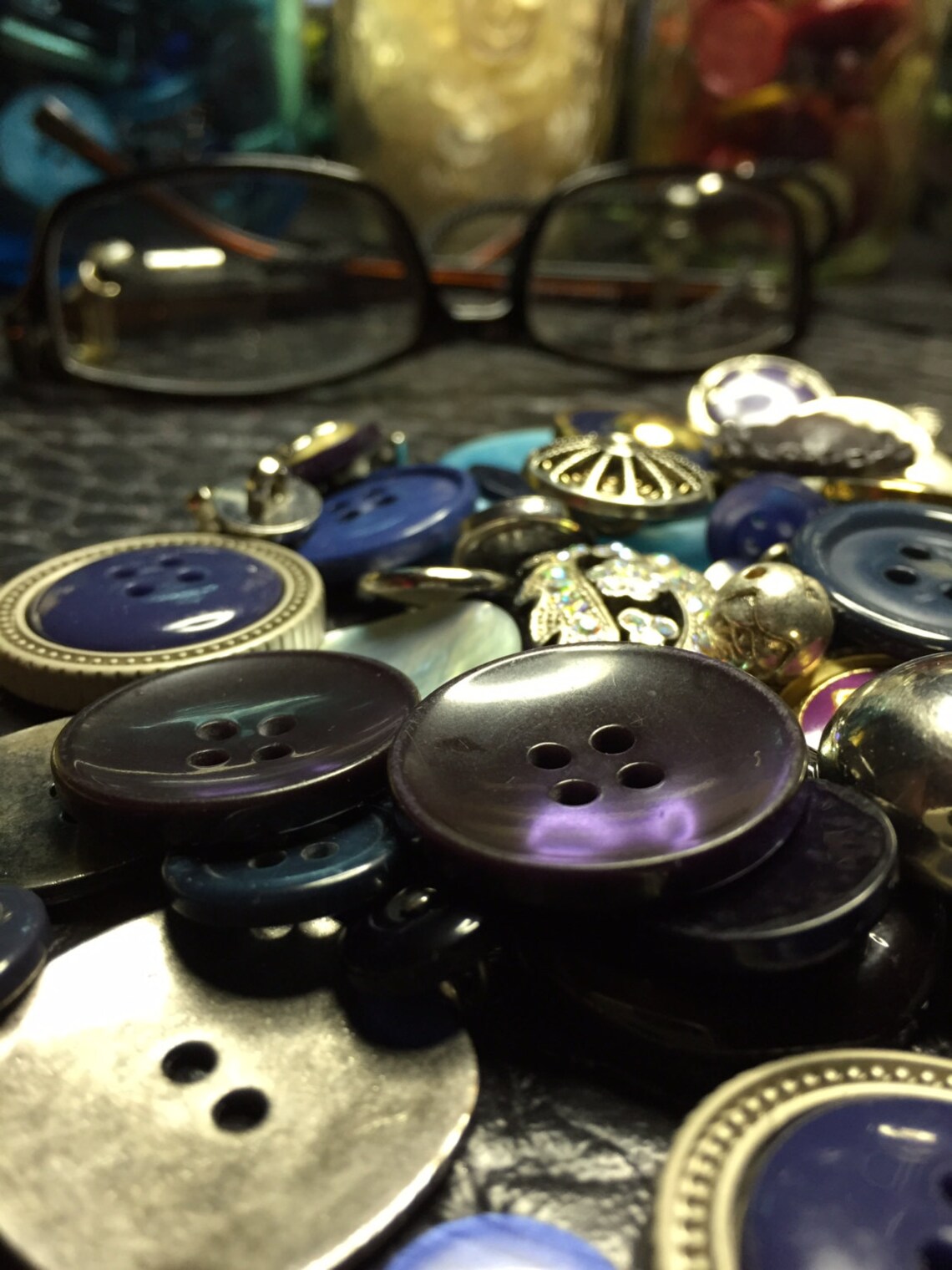 Custom Made Vintage Buttons Bracelet - YOU Select the Colors and ...