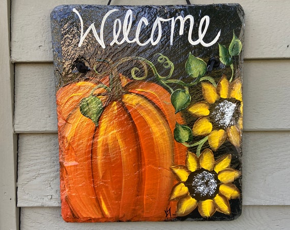 Fall / Autumn Slates - LindaSpangArt