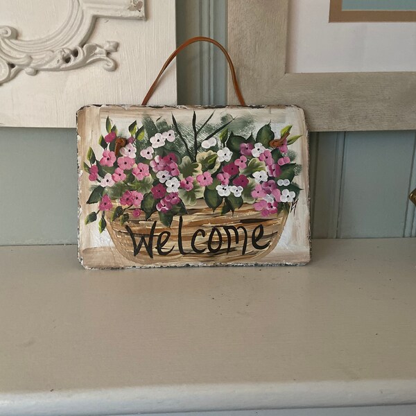 Slate Welcome Sign - Etsy