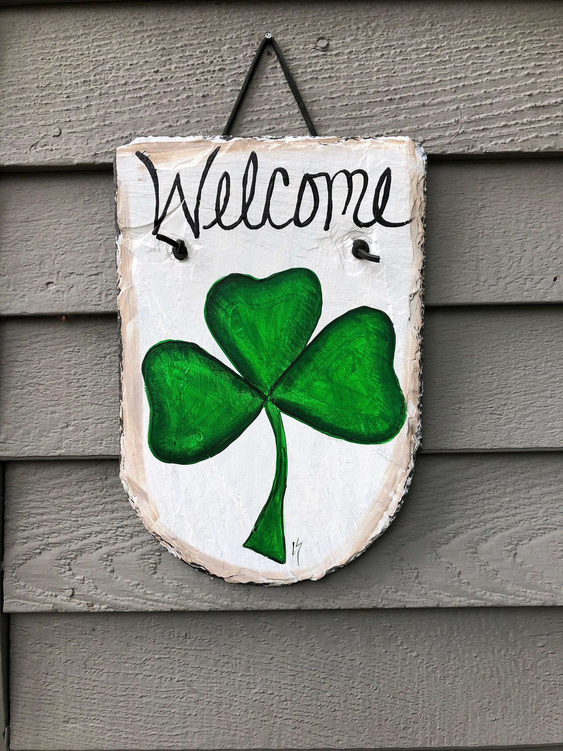 Hand Painted Irish Slate sign Irish Sign Irish welcome sign | Etsy