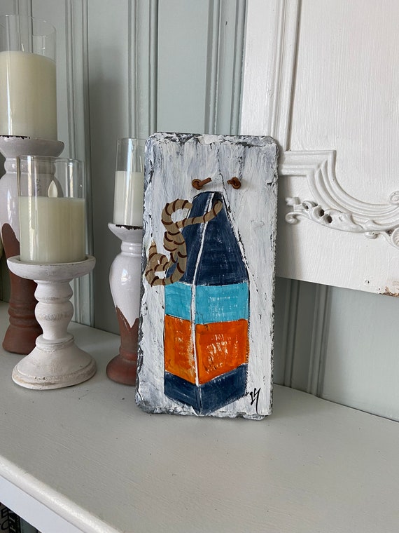 Coastal Painted Slates - LindaSpangArt