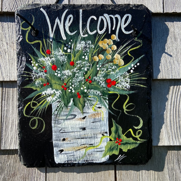 Hand Painted Slate - Etsy