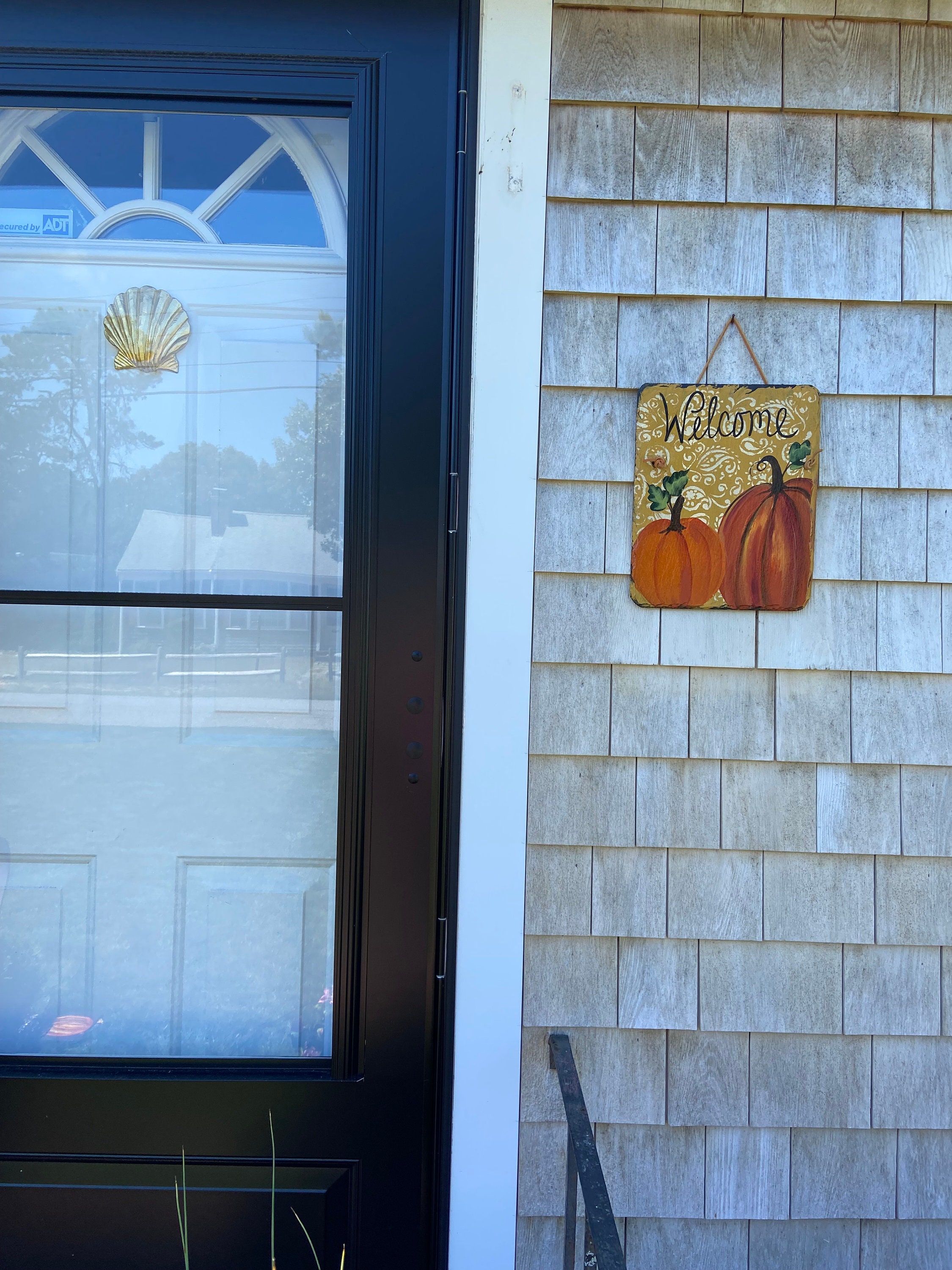 Pumpkin Slate plaque, Fall sign, Porch Decor, Painted slate, Fall decor ...