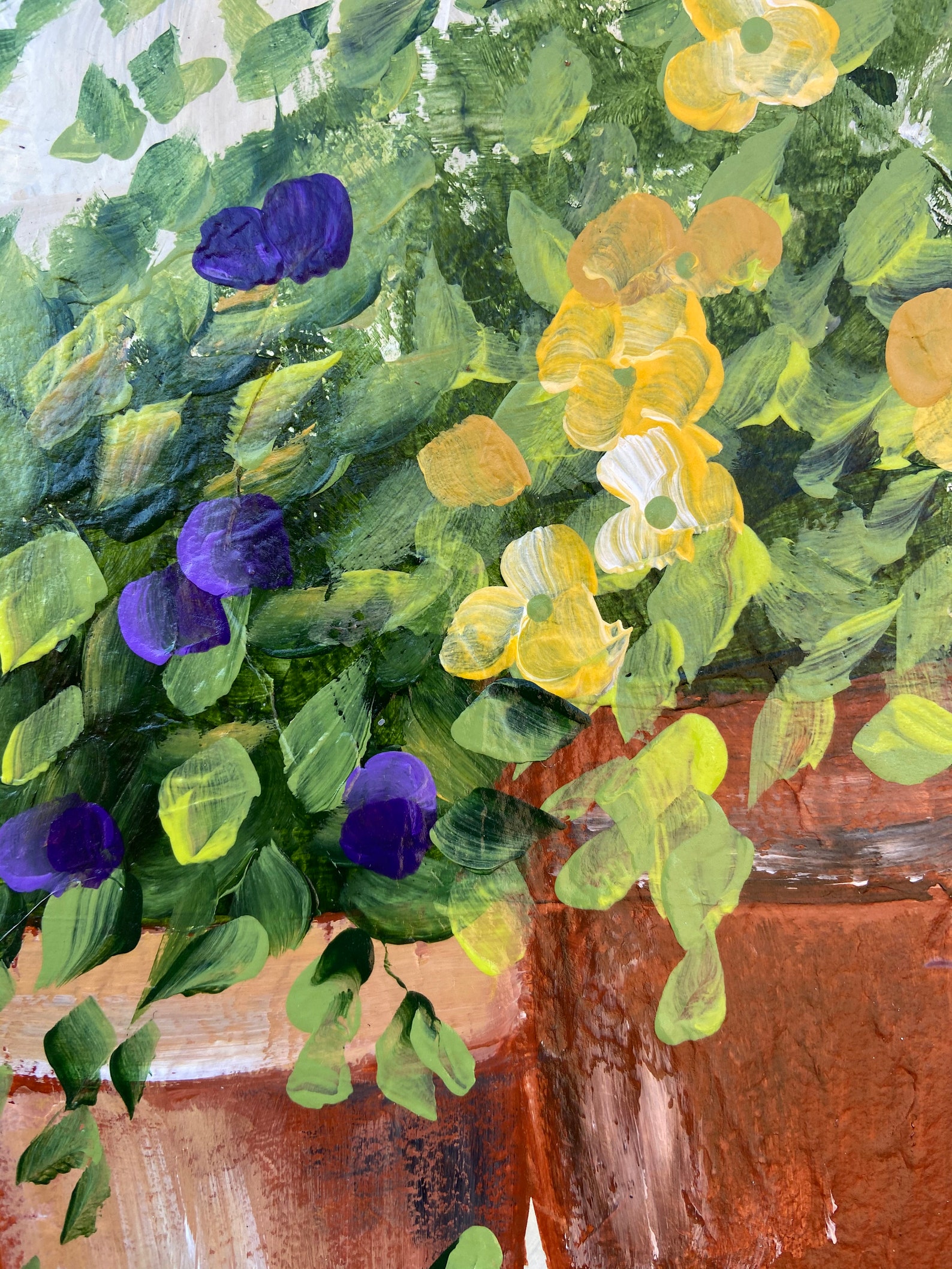 Hand Painted Slate Sign Spring Welcome Sign Front Door - Etsy