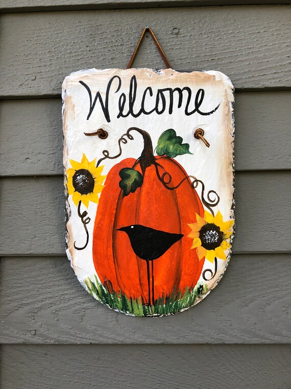 Fall / Autumn Slates - LindaSpangArt