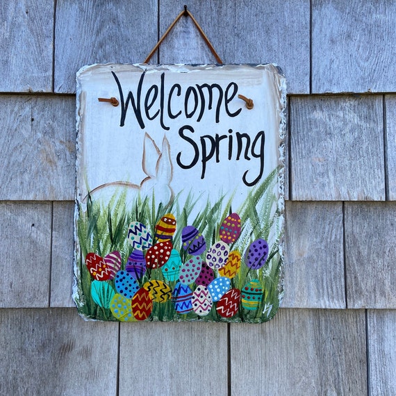 Easter slates - LindaSpangArt