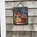 Hand Painted Slate Sign, Spring Welcome Sign, Front Door Slate, Spring ...