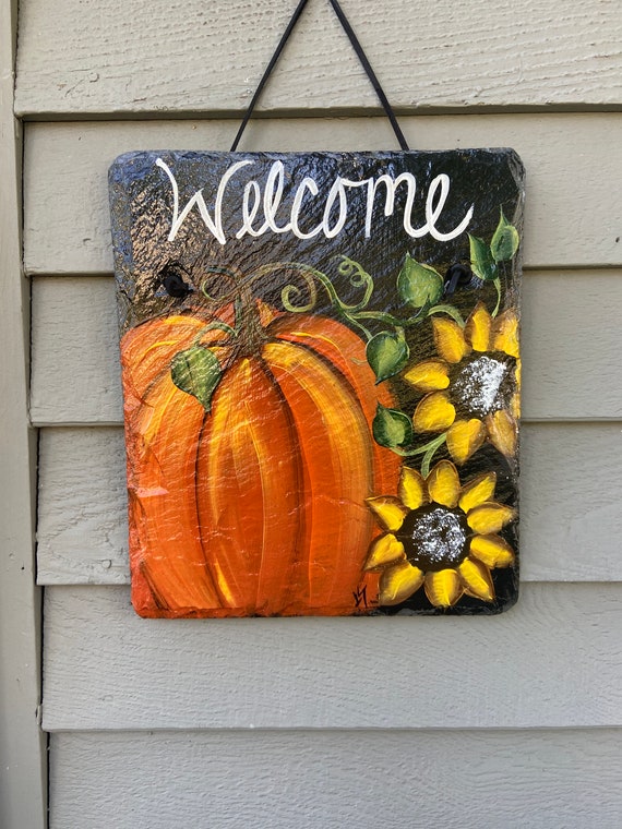 Fall / Autumn Slates - LindaSpangArt