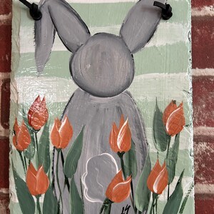 Painted Easter Slate Sign, Easter Decor, Easter Slate Sign, Easter Door ...