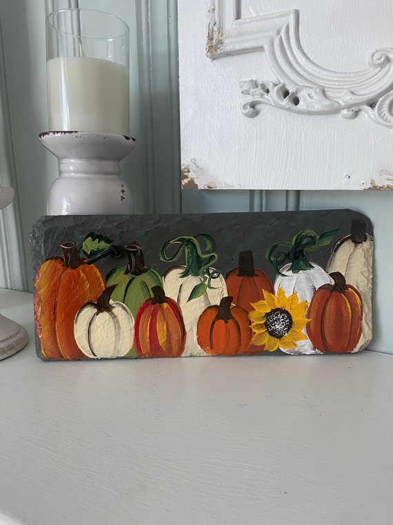 Fall / Autumn Slates - LindaSpangArt