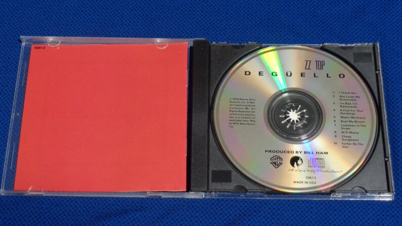 ZZ Top Deguello 1979/ Cd Release CD Very Good Condition Classic Rock - Etsy