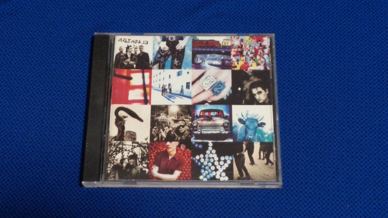 U2 Achtung Baby 1991 CD Cover Contains Lyrics/photos Excellent ...