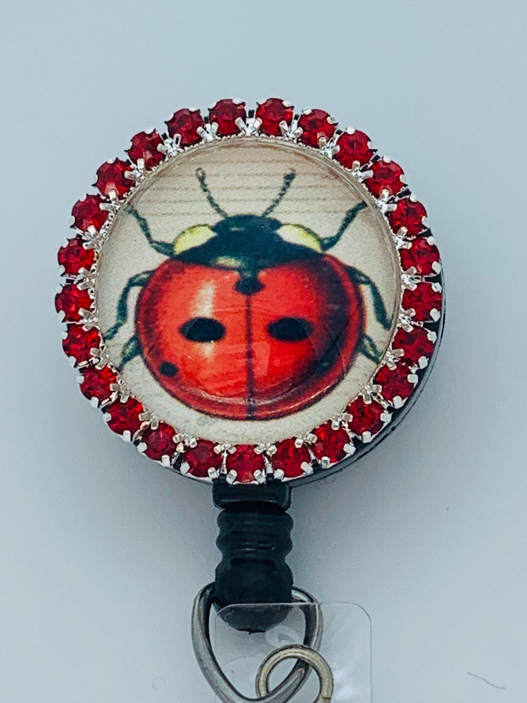 Ladybug Badge Reel - Etsy
