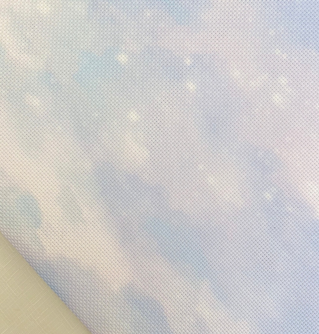 Printed Blue Aurora Sky Cross Stitch Aida - 14 and 16 Count Xstitch ...