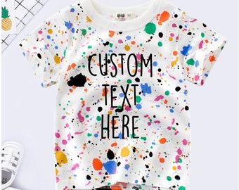 Paint Splatter Tee | Etsy