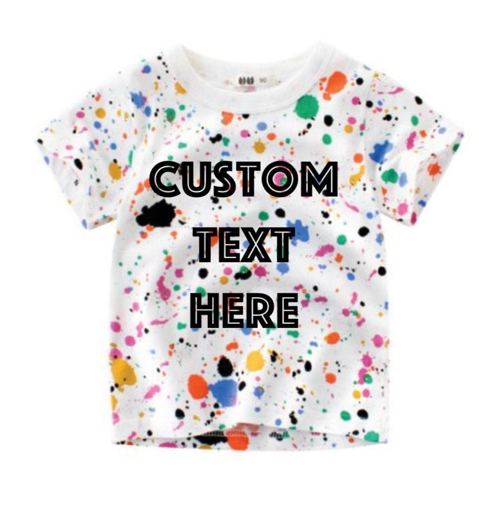 KIDS Personalized Paint Splatter Shirt Kids Paint Splatter Tee Custom ...