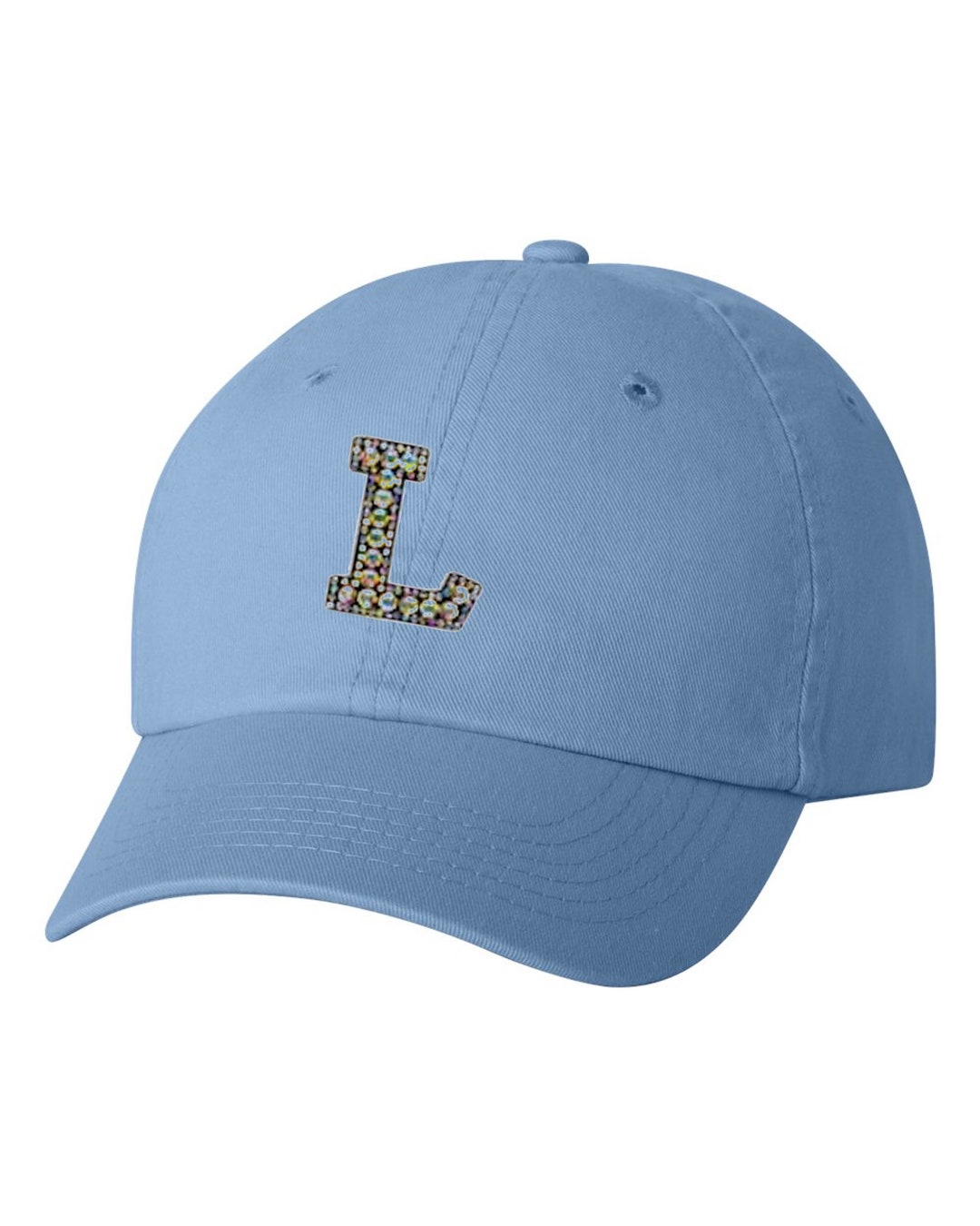 Kids Rhinestone Letter Hat DAD Hat With Crystal Letter Patch ...