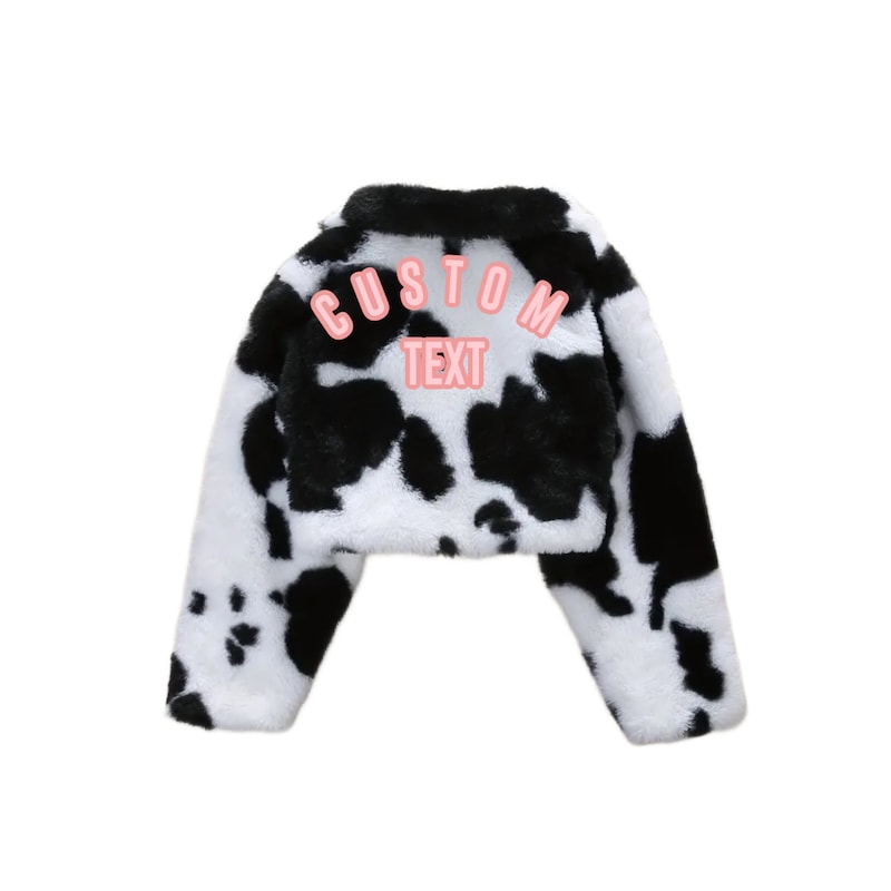 Cow Print Jacket - Etsy