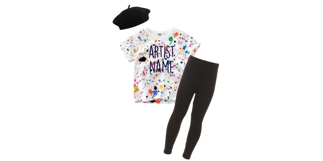 KIDS Artist Costume Custom Halloween Costume Kids Personalized Artist ...