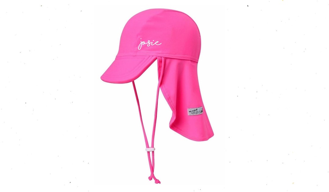 KIDS Personalized UV Sun Hat Customized Sun Hat Youth Customized Beach ...
