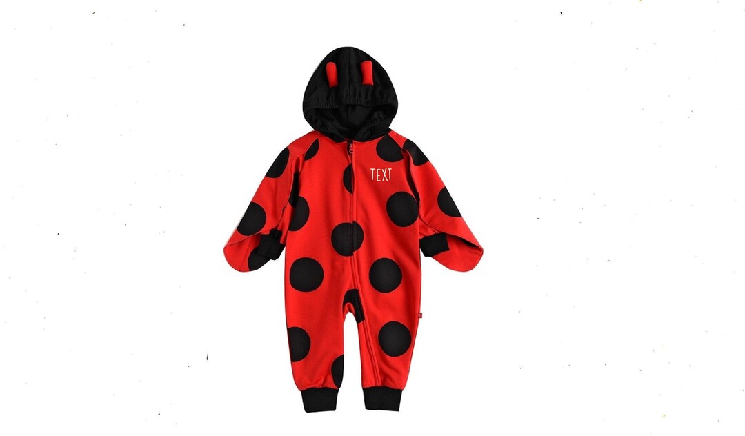 Custom BABY Ladybug Jumpsuit|infant LADY BUG Costume|personalized Baby ...