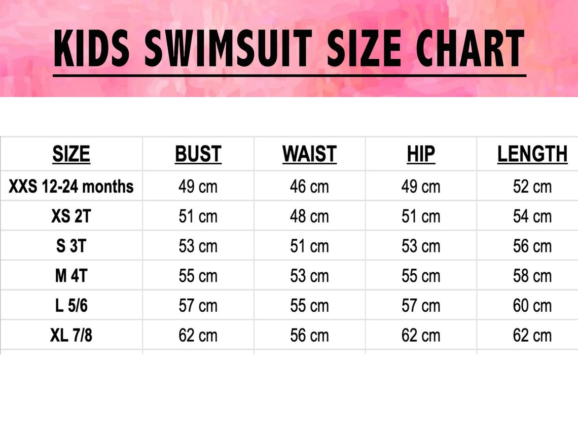 GIRLS Personalized One Piece Swimsuit Onepiece Girls Swimwear Kids ...