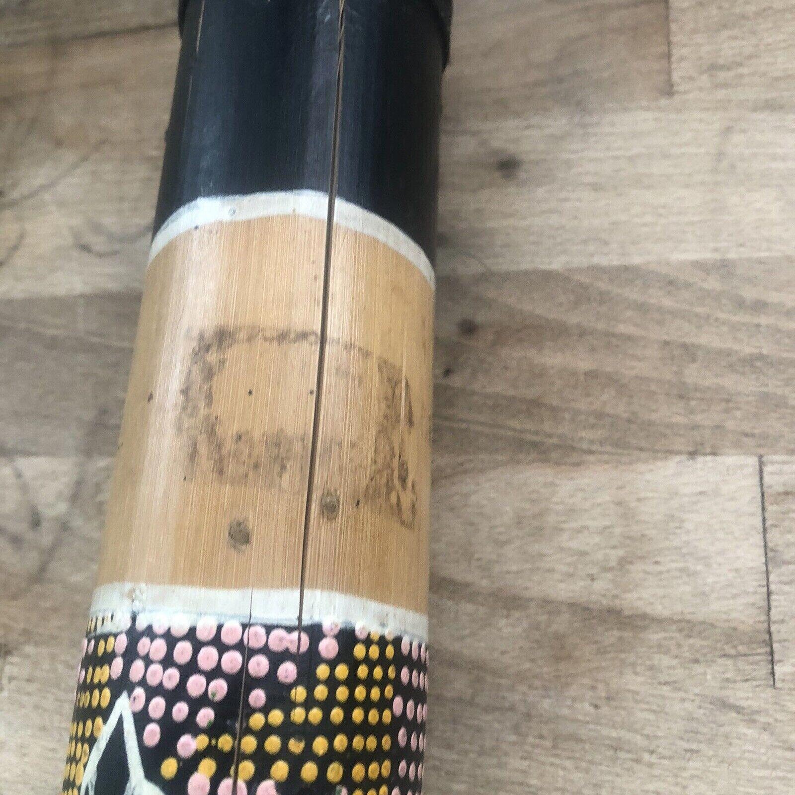 Aboriginal Art Dot Painting Rain Maker Percussion Music Stick Bamboo ...