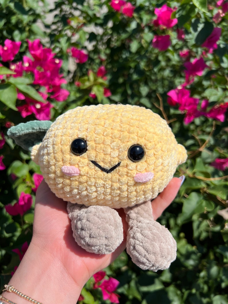 Lemon Lime Buddy Legs Amigurumi Plush Crochet Pattern Cute Yellow DYI ...