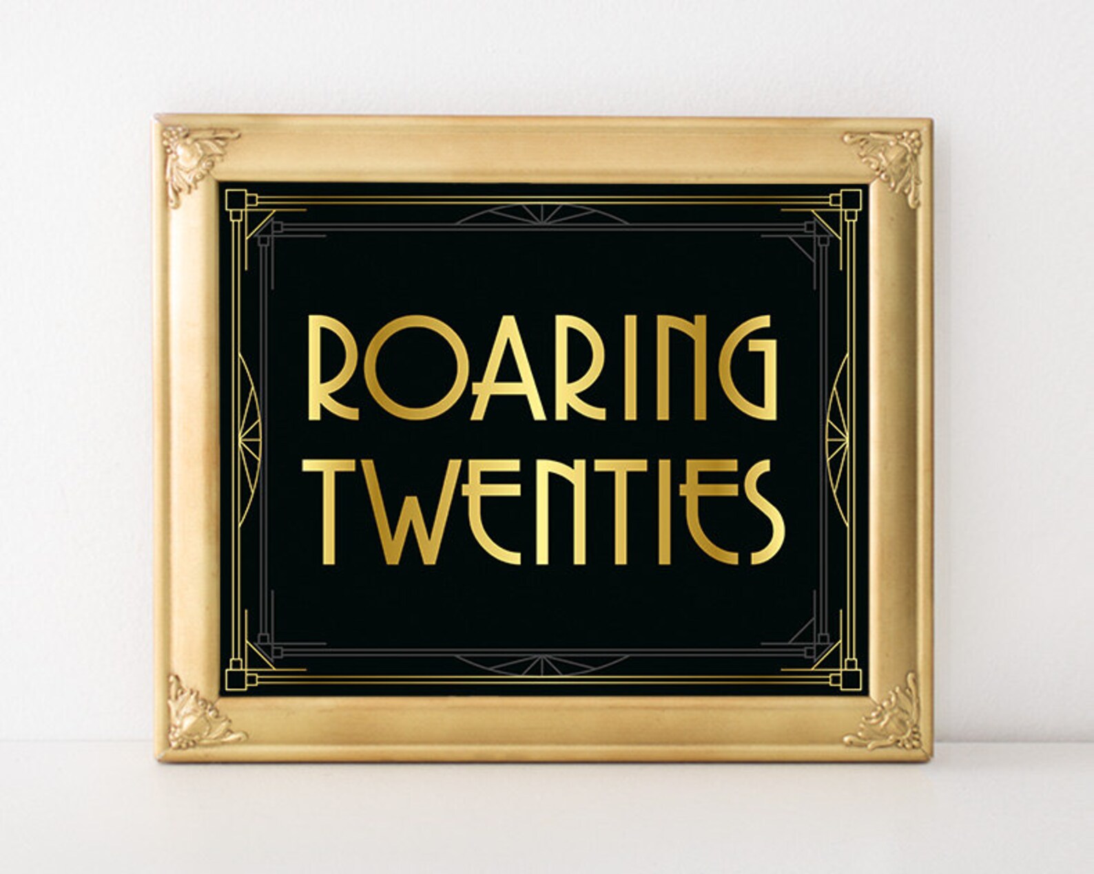Gatsby Party Decorations Roaring Twenties Sign. Art Deco - Etsy