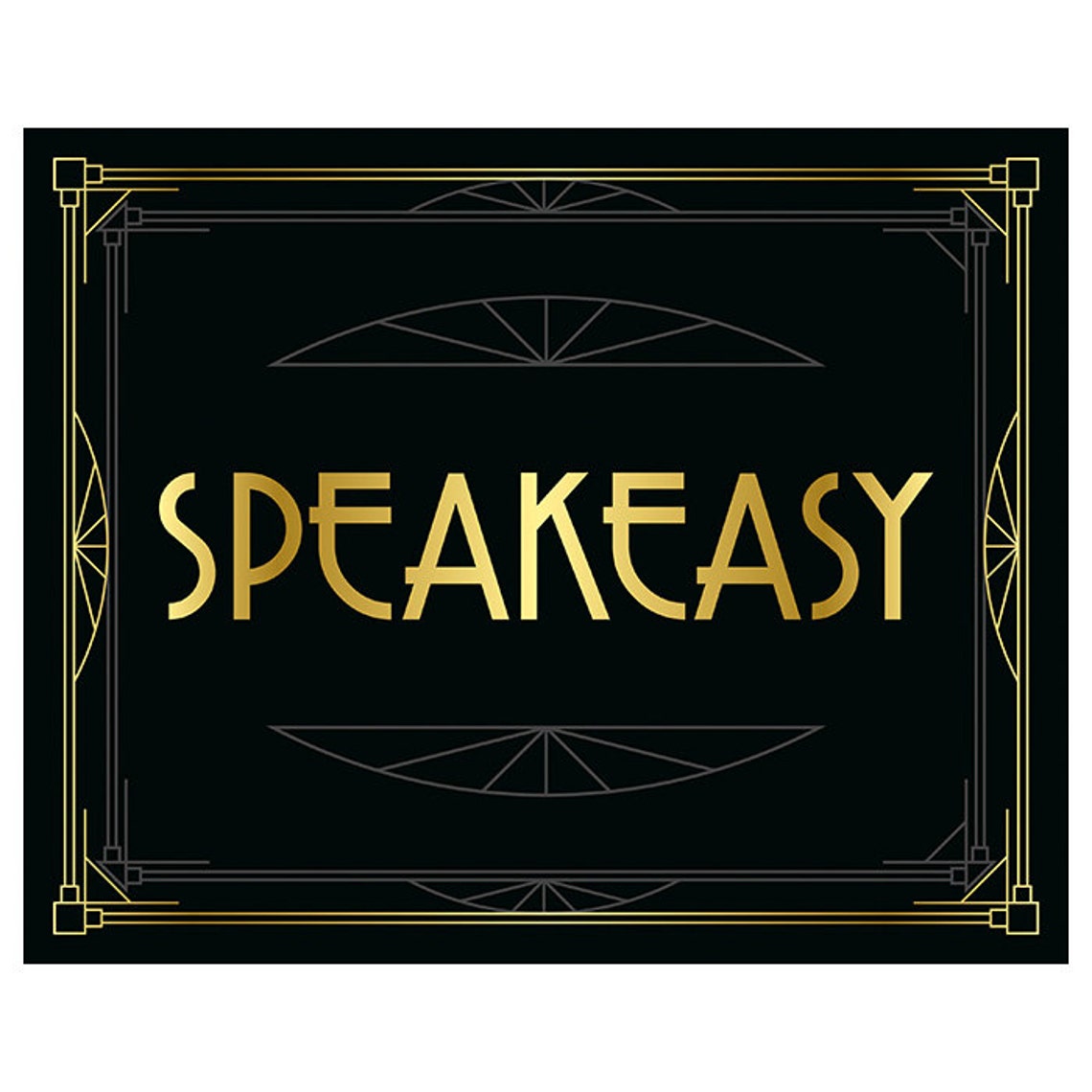 Roaring 20s Party Decorations Speakeasy Sign. Prohibition - Etsy