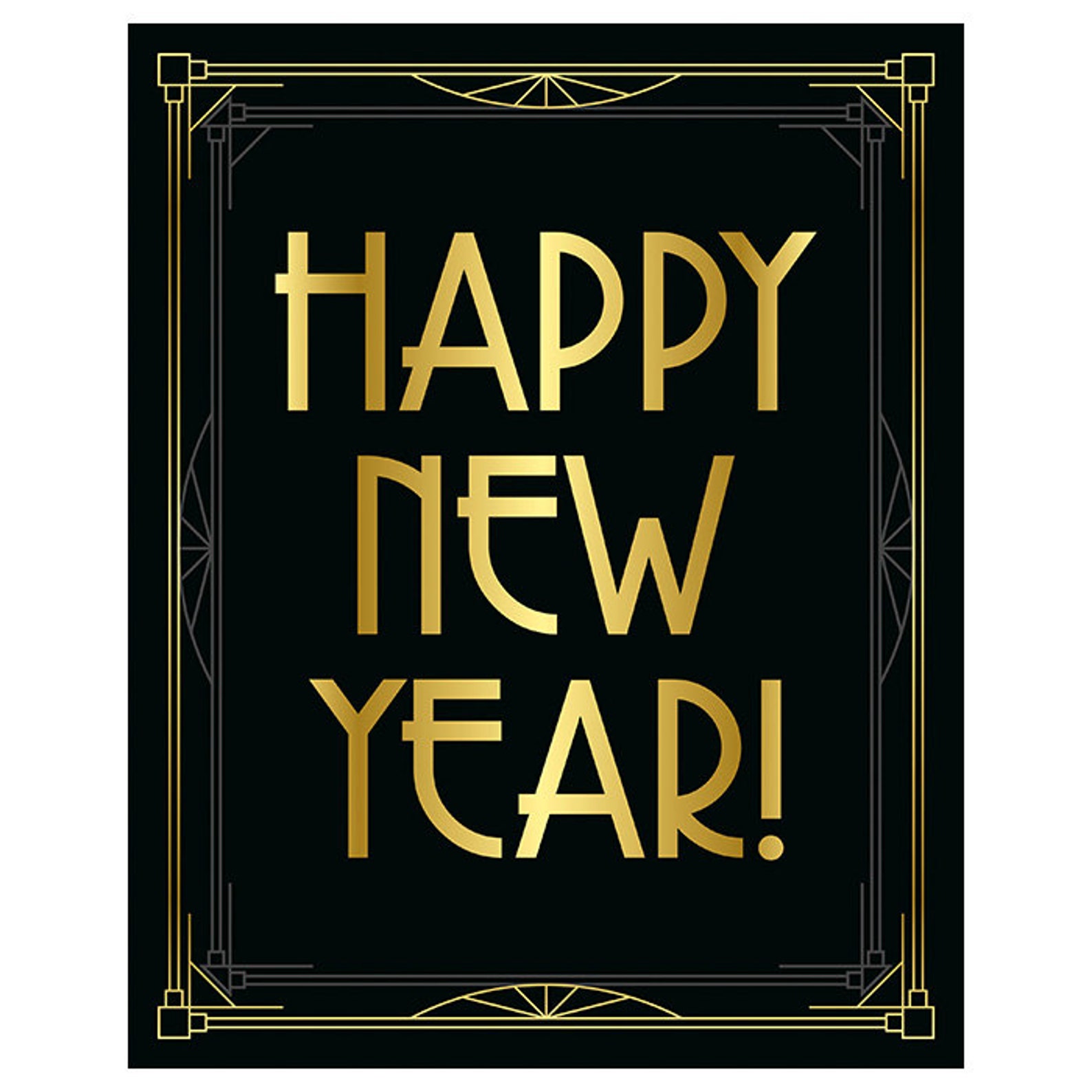 New Years Eve Party Decorations Happy New Year 2016 Sign. - Etsy