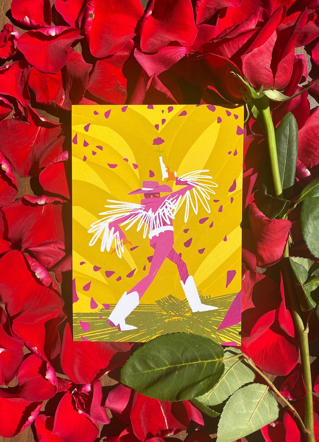 Roses Are Falling Orville Peck Print - Etsy