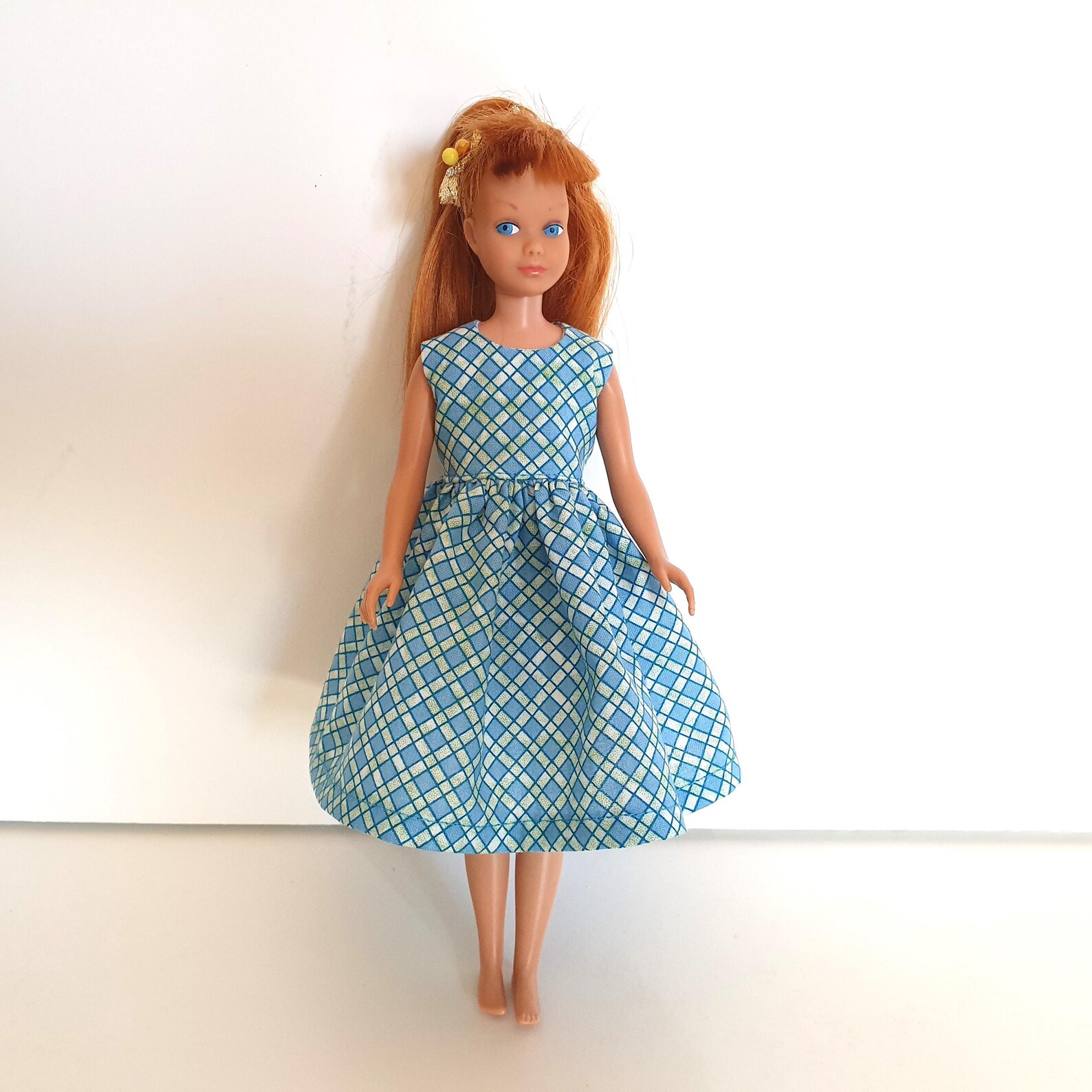 Doll Clothes Dress Handmade Outfit Fit 9” Skipper Dolls Handcraft DRESS ...