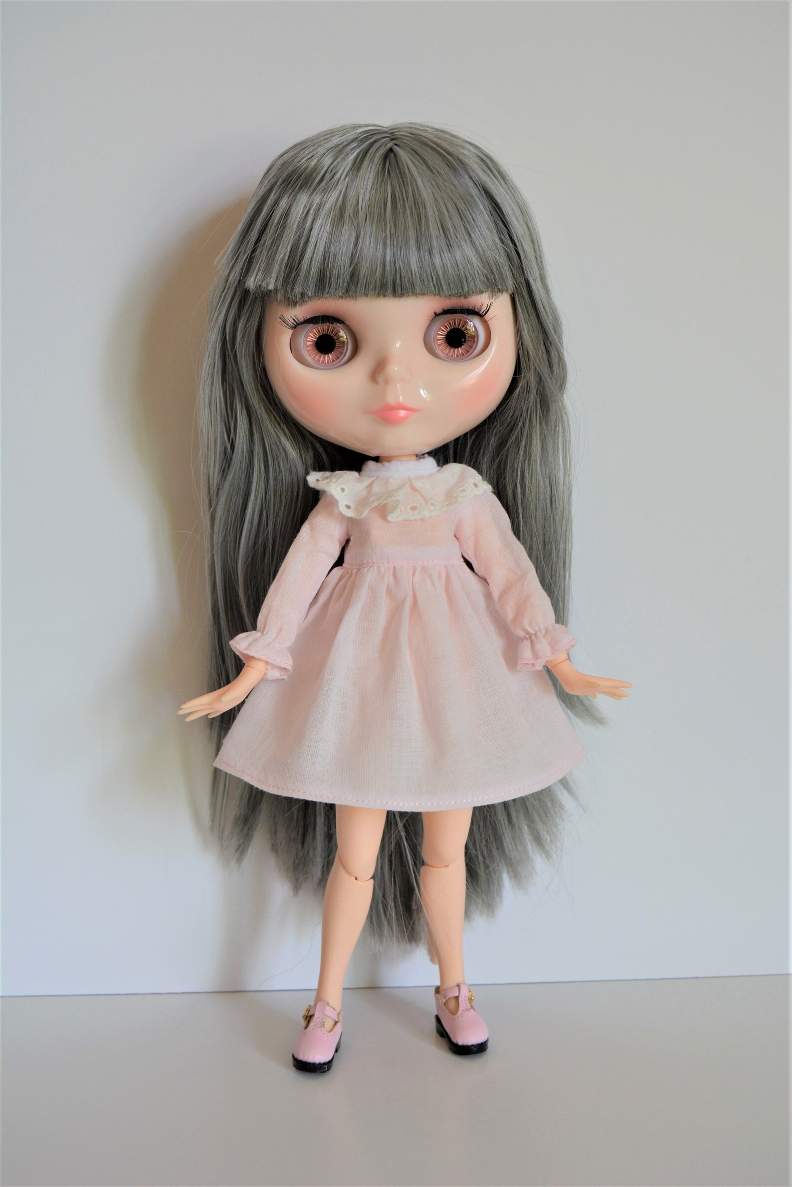 Blythe Doll Clothes Long Sleeve Dress Outfit fit 11.5 Neo | Etsy