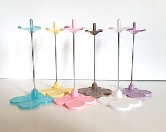 Doll Display Stand 1/6 Scale, up to 11.5 12 Dolls and Under, Black or ...