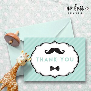Little Man Thank You Card Little Man Thank You Note Fits - Etsy