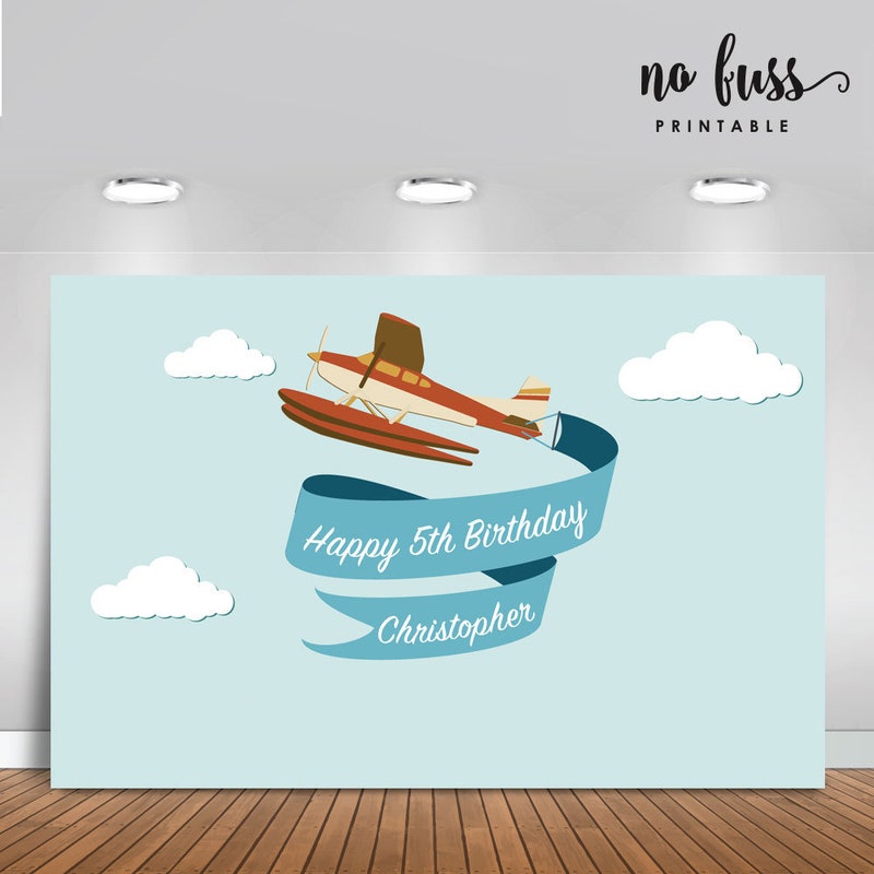 Airplane Backdrop - Etsy