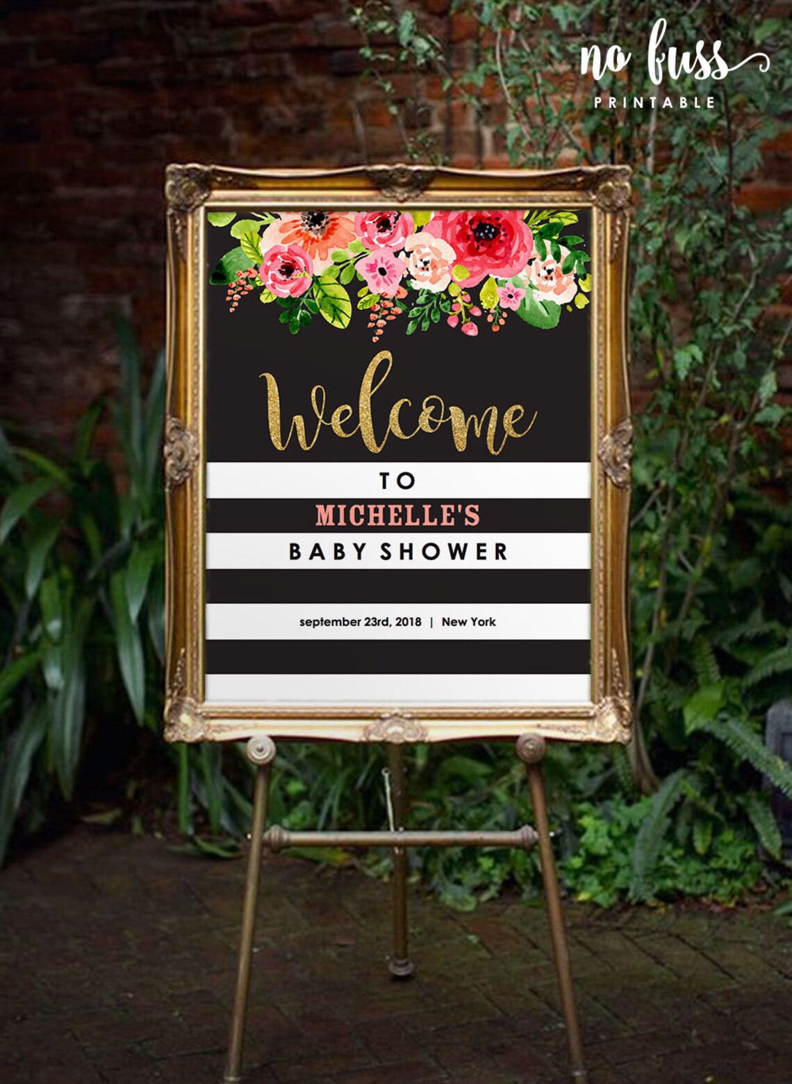 Printable Welcome Sign Party Welcome Sign Poster Signage | Etsy