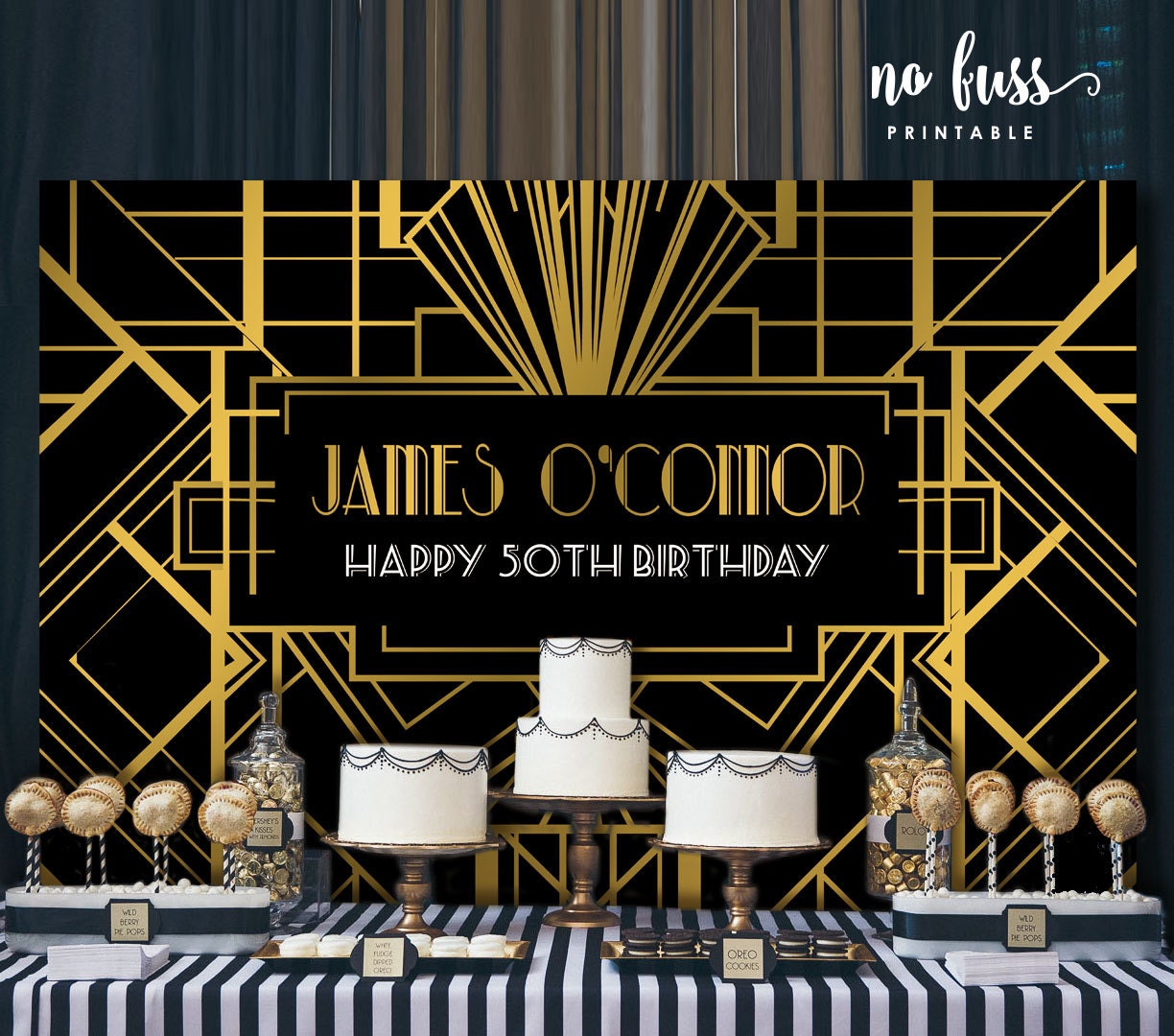 Great Gatsby Theme Background