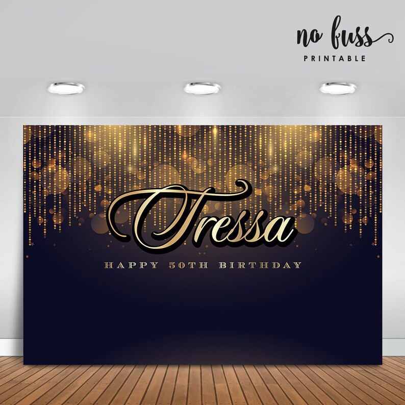 Glamorous Backdrop Adults Party Banner Poster Signage - Etsy