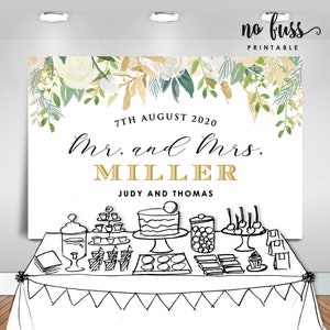 Step and Repeat Wedding Backdrop Party Banner Poster - Etsy