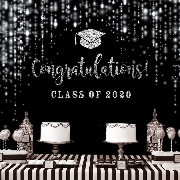 Printable Graduation Backdrop - Etsy